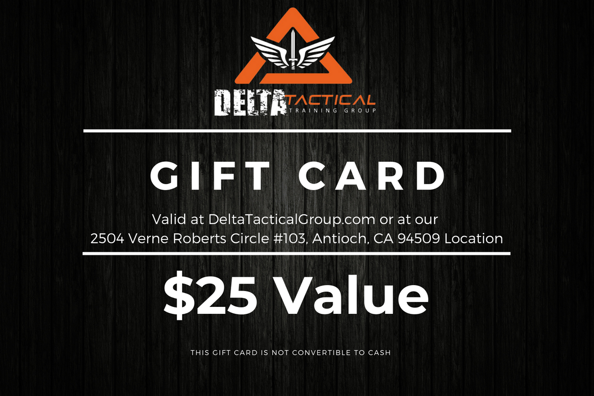 Delta Tactical Training Group Gift Card